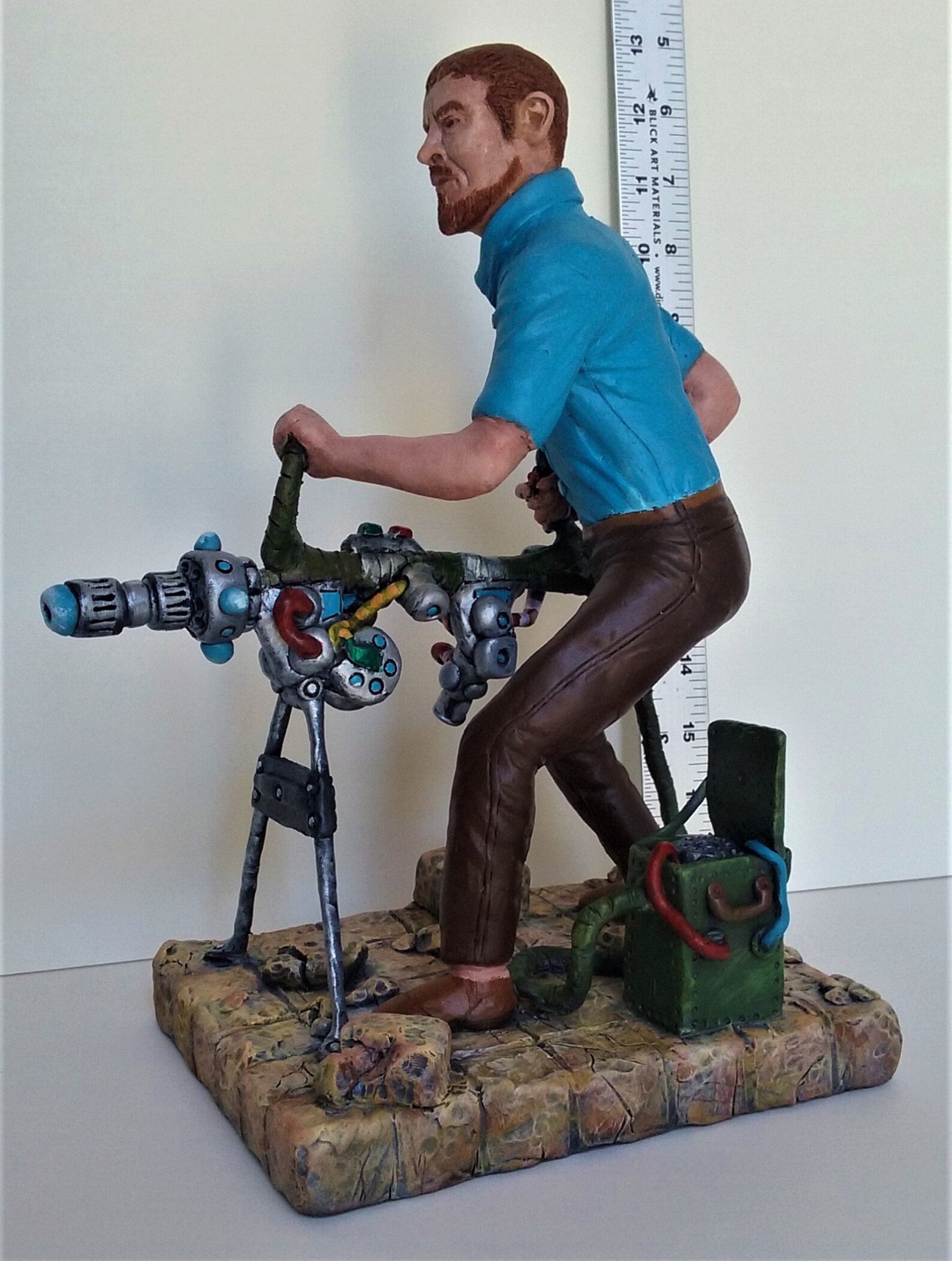 Dr. Benton Quest, Original Sculpture, From the Classic Animated Series ...