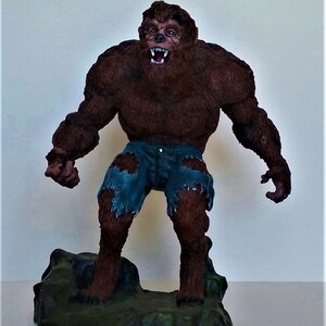 Werewolf! Original Clay Sculpture 12 3/4" Tall - Etsy