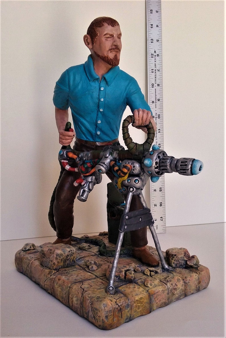 Dr. Benton Quest, Original Sculpture, From the Classic Animated Series ...