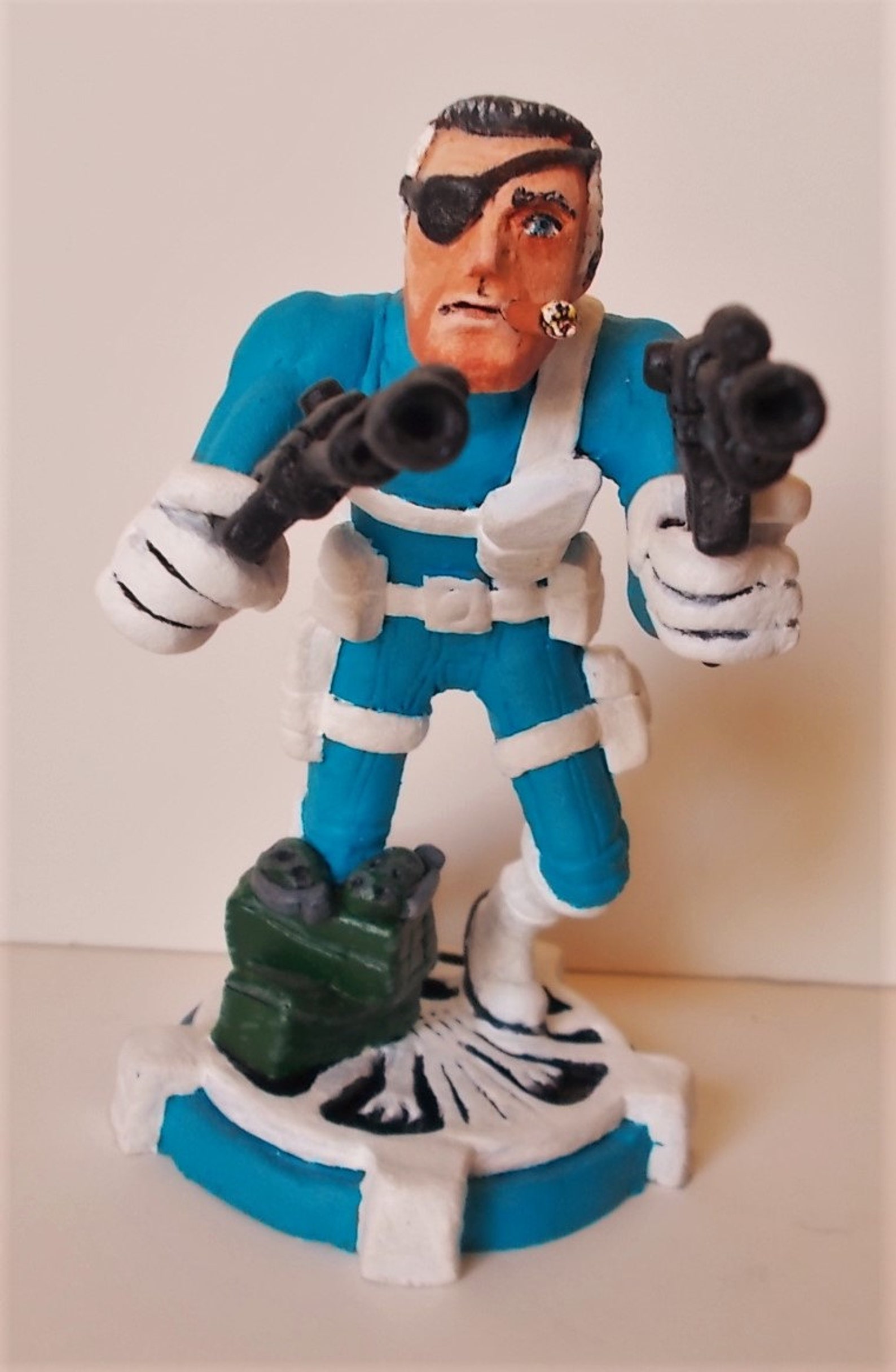 Styled on the Vintage: Cigar Smokin' Nick Fury Storming | Etsy