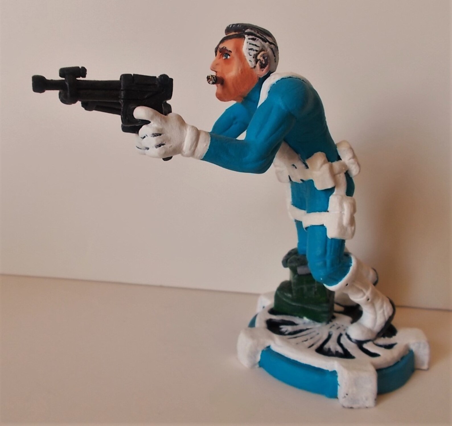 Styled on the Vintage: Cigar Smokin' Nick Fury Storming | Etsy