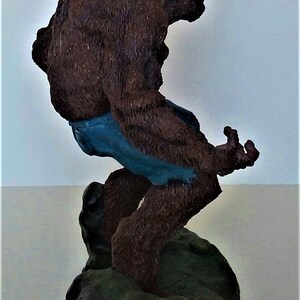 Werewolf! Original Clay Sculpture 12 3/4" Tall - Etsy