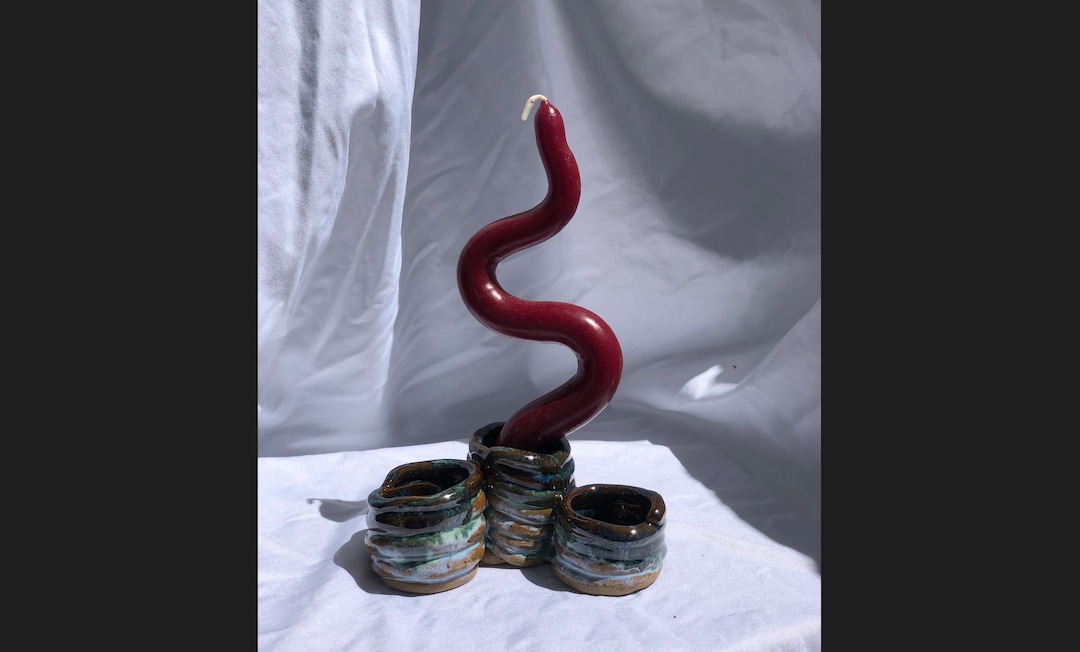 Coiled Candle Holder - Etsy