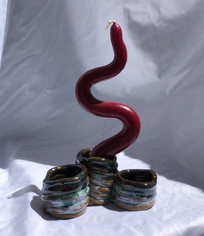 Coiled Candle Holder - Etsy