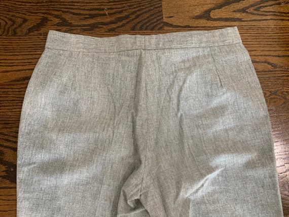 1970’s Light Gray Wool Blend Slacks - Gem