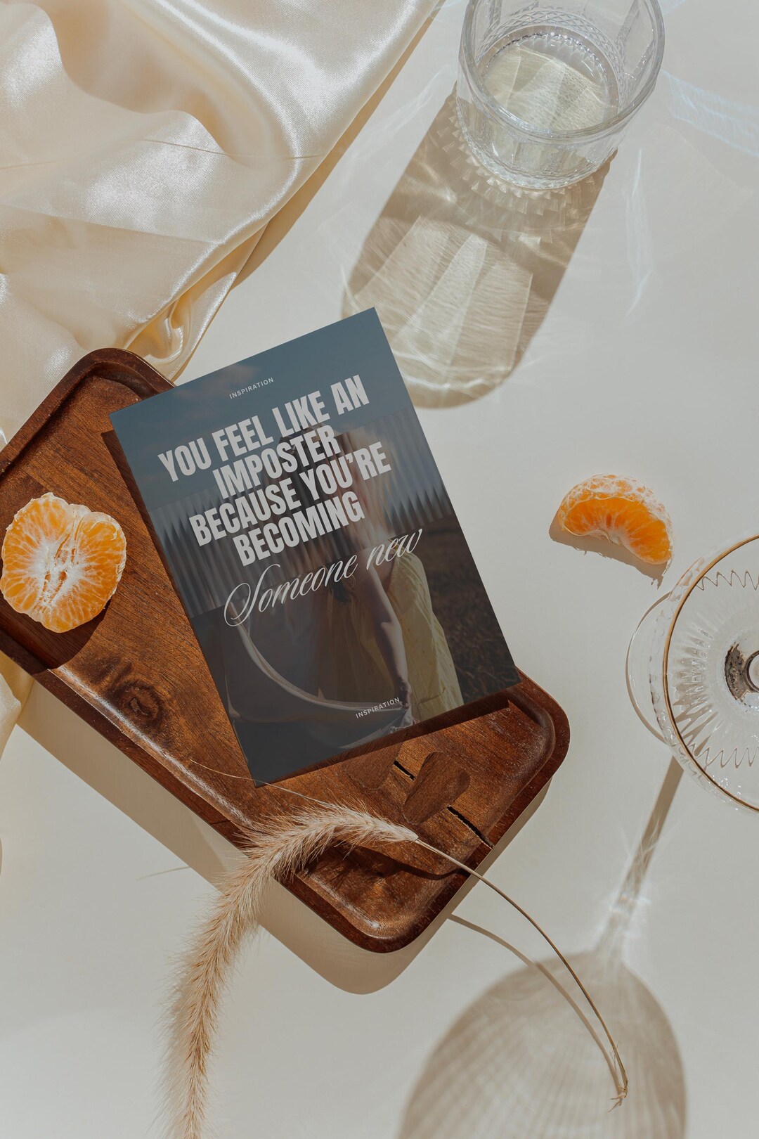 Impostor Syndrome Quote Poster, You’re Becoming Someone New ...