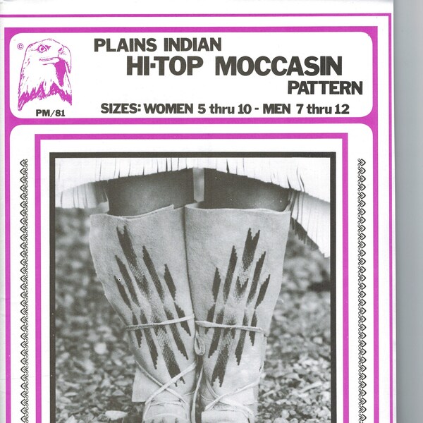 Moccasin Pattern - Etsy