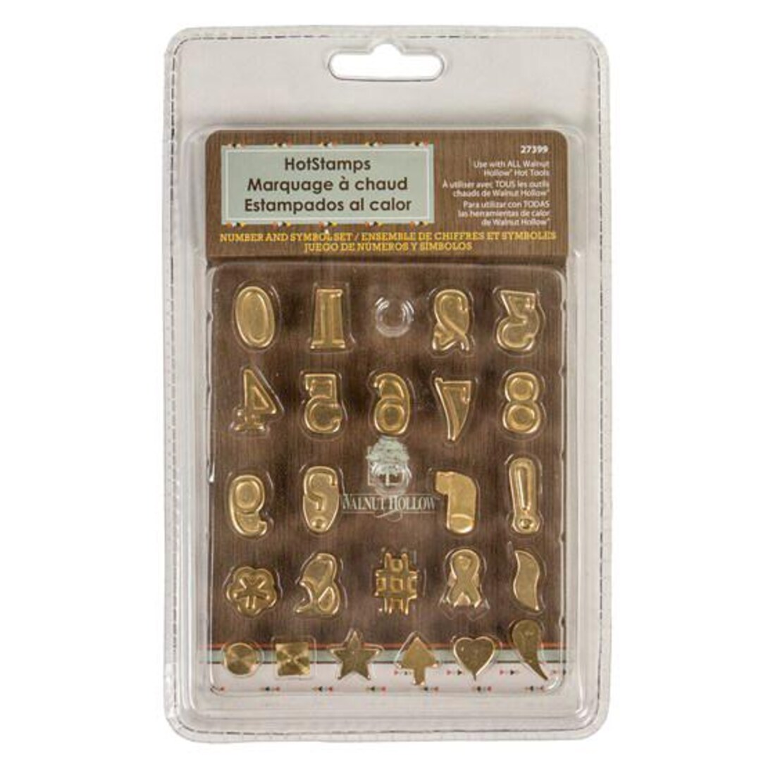 Walnut Hollow Hotstamps Numbers & Symbol Set - Etsy