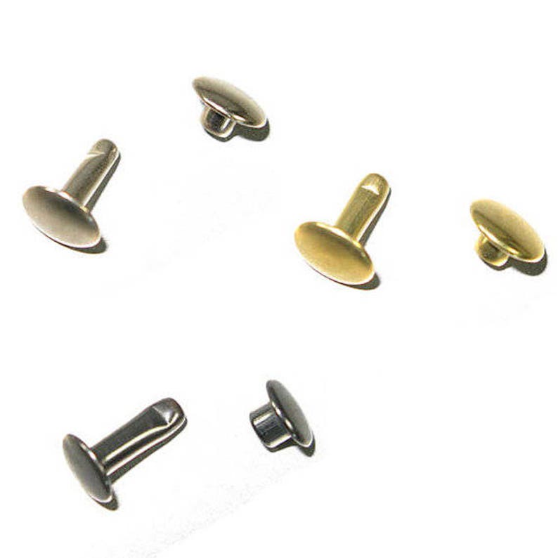 Double Cap Rapid Rivets 9mm Cap 10mm Post 3 Colors 3410-2 | Etsy