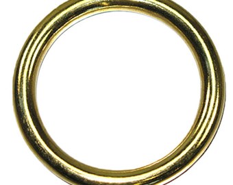 Solid Brass Ring - Etsy