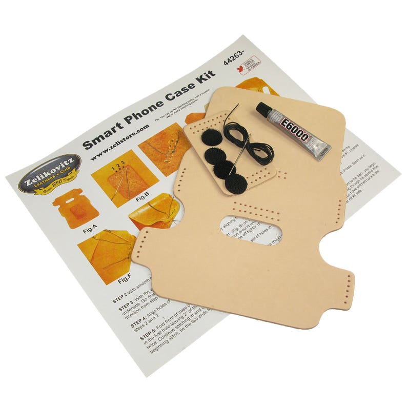 Genuine Leather Smart Phone Case Kit Medium for Iphone 6 / - Etsy