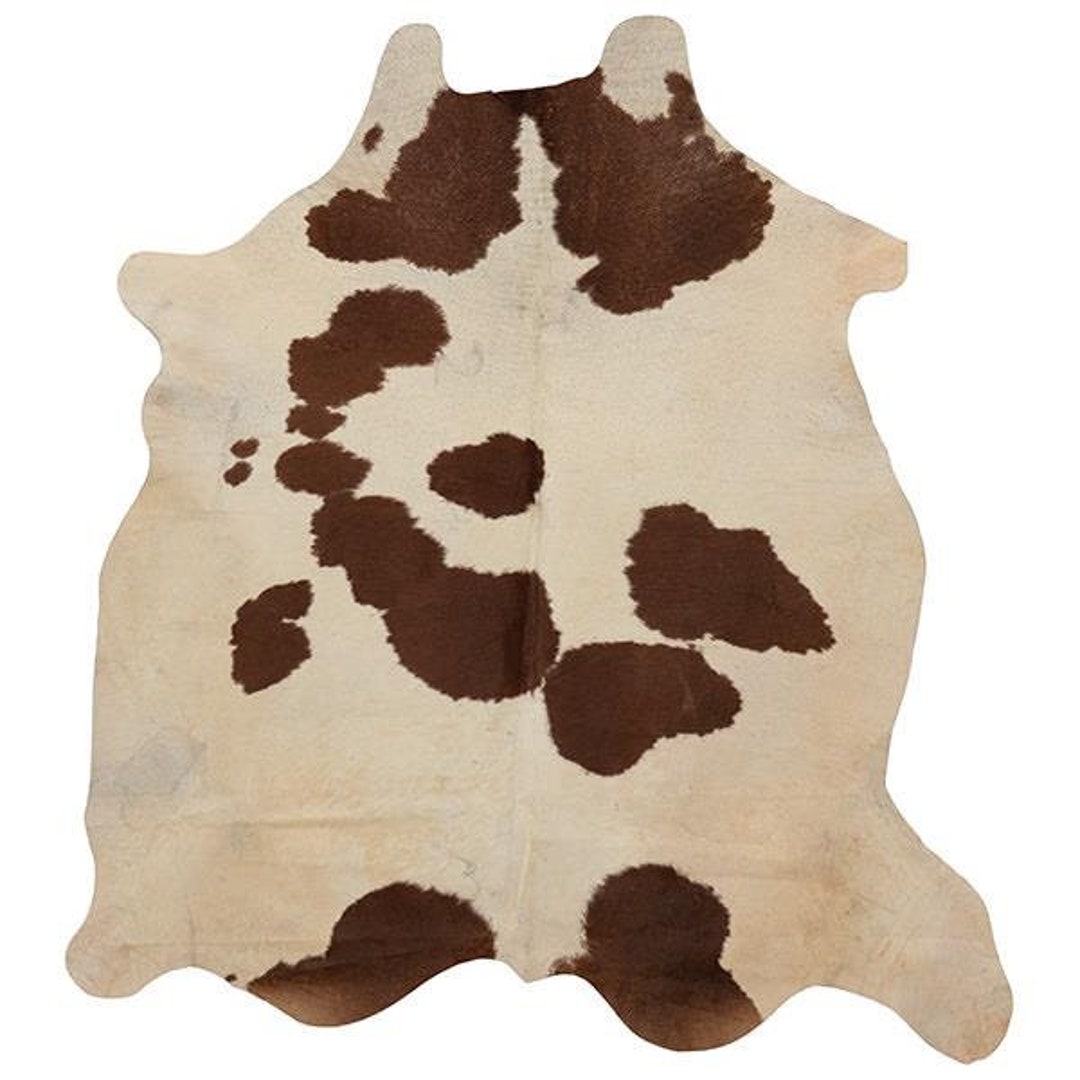 Hair on Cowhide Brown & White - Etsy