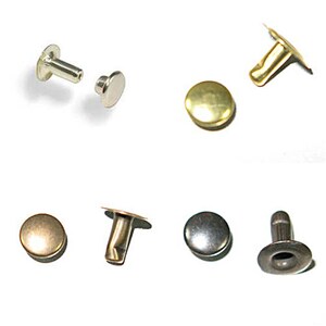 Rapid Rivets Medium 7mm Cap 8mm Post 4 Colors 3308 - Etsy