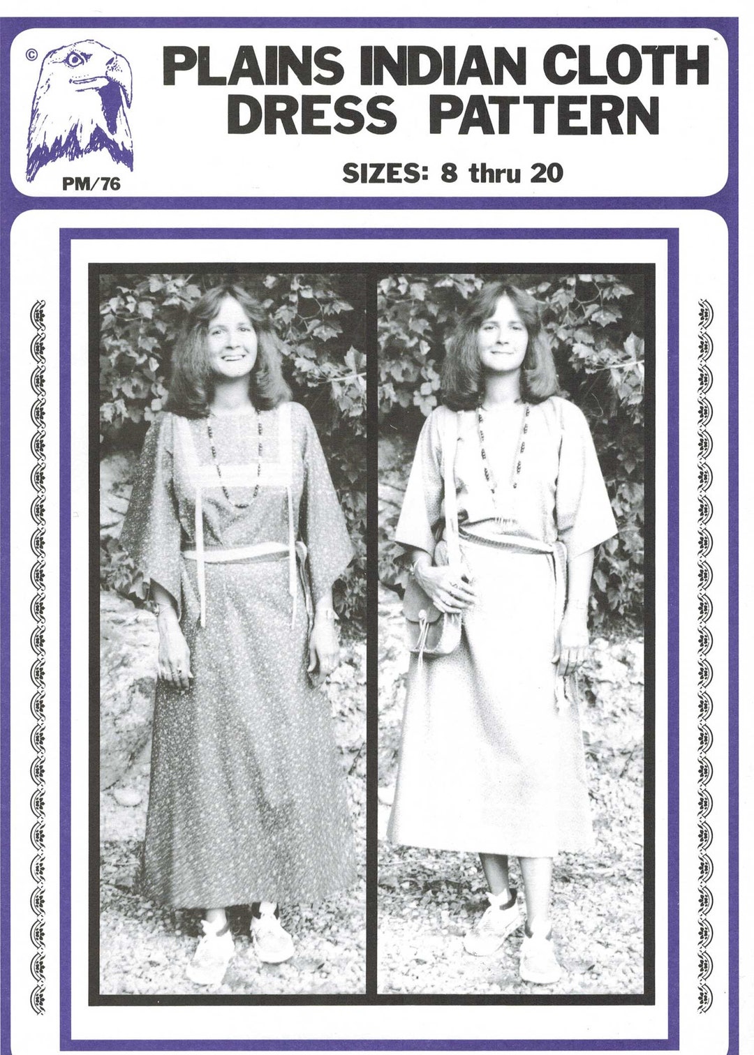Plains Indian Cloth Dress Pattern - Etsy