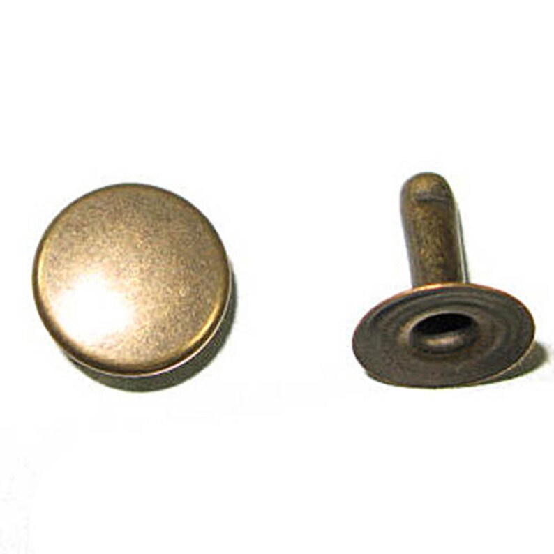 Rapid Rivets XL 11mm Cap 10mm Post Nickel Speedy | Etsy