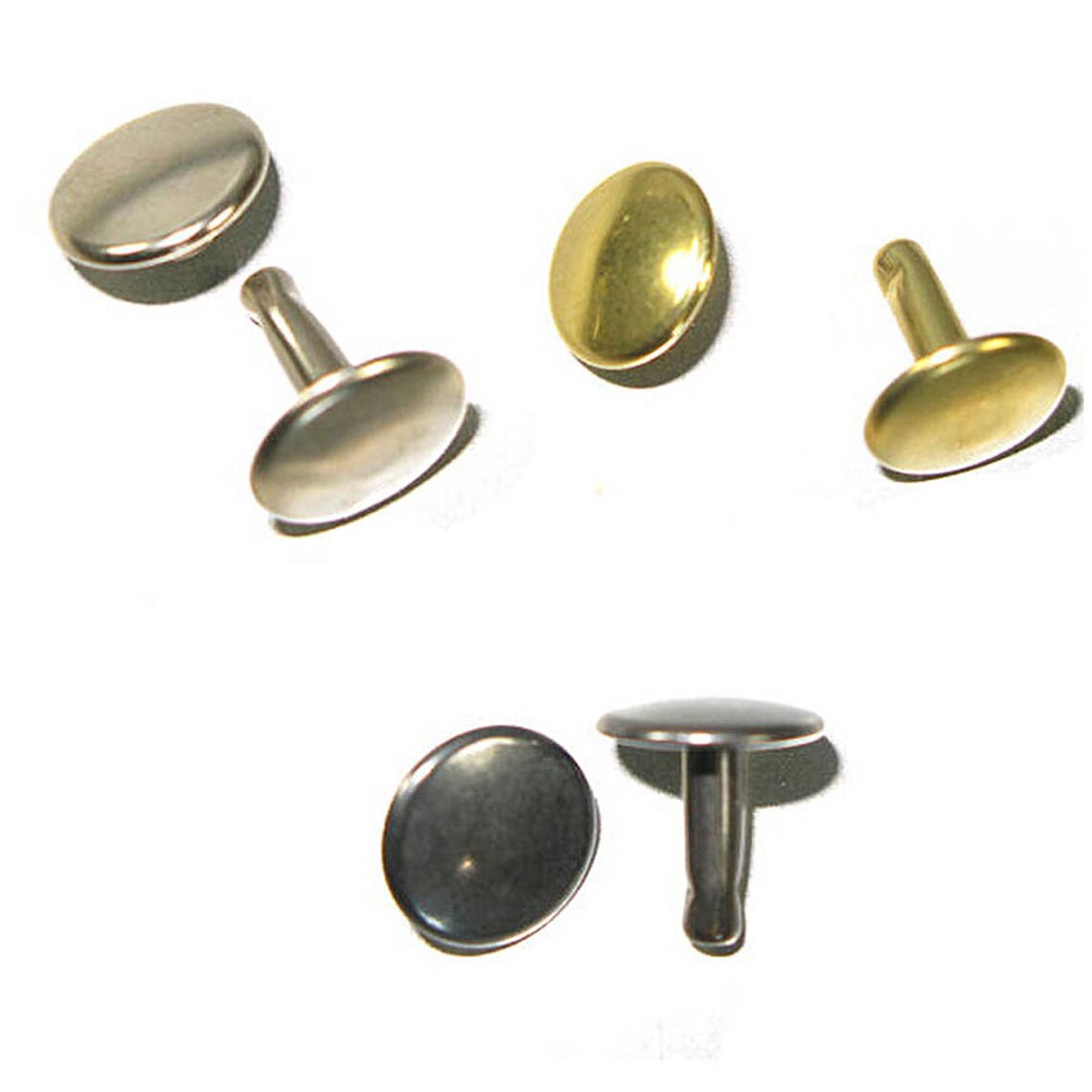 Double Cap Rapid Rivets 11mm Cap 10mm Post 100 Pack 3 Colors | Etsy