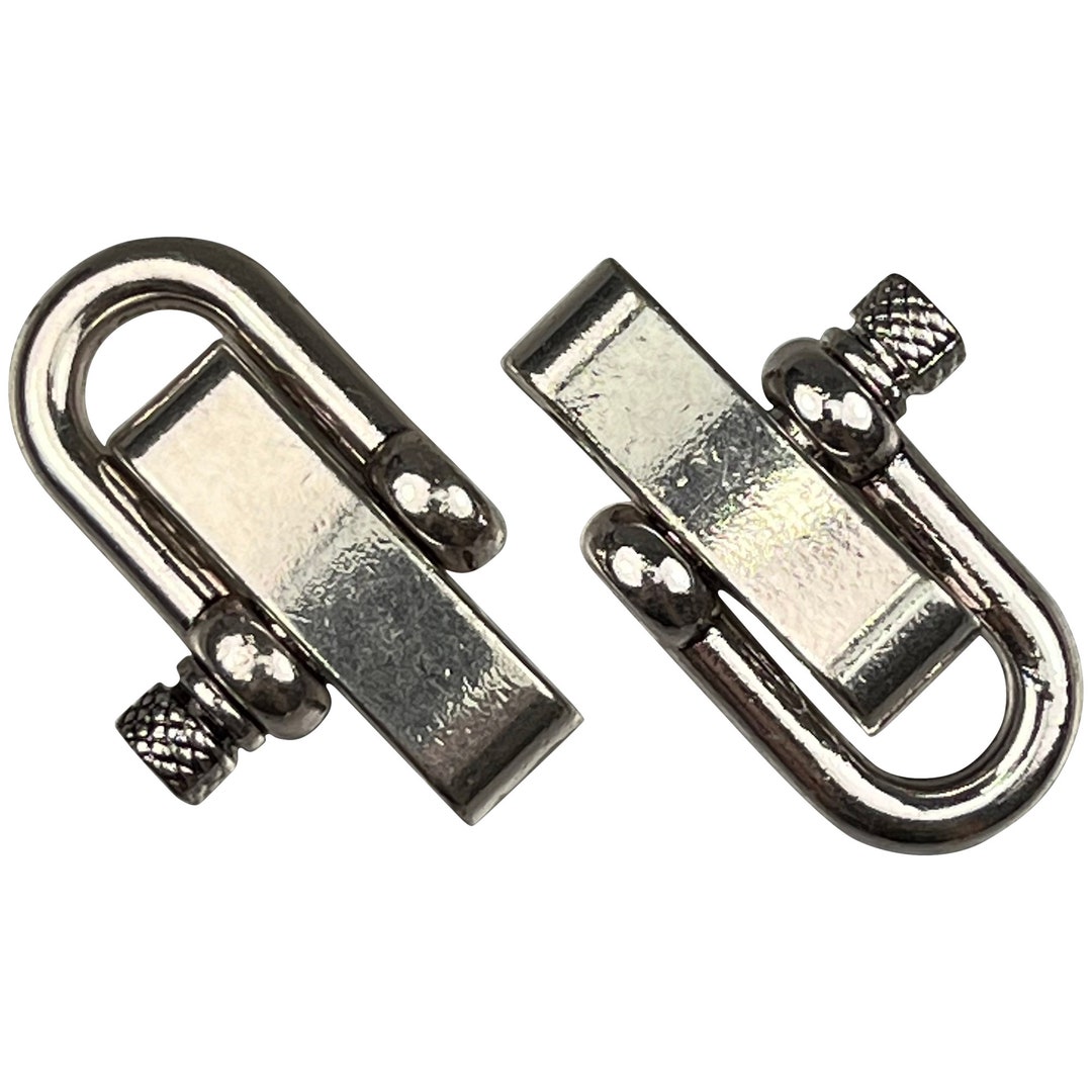 Steel Shackle Buckle Silver - Etsy