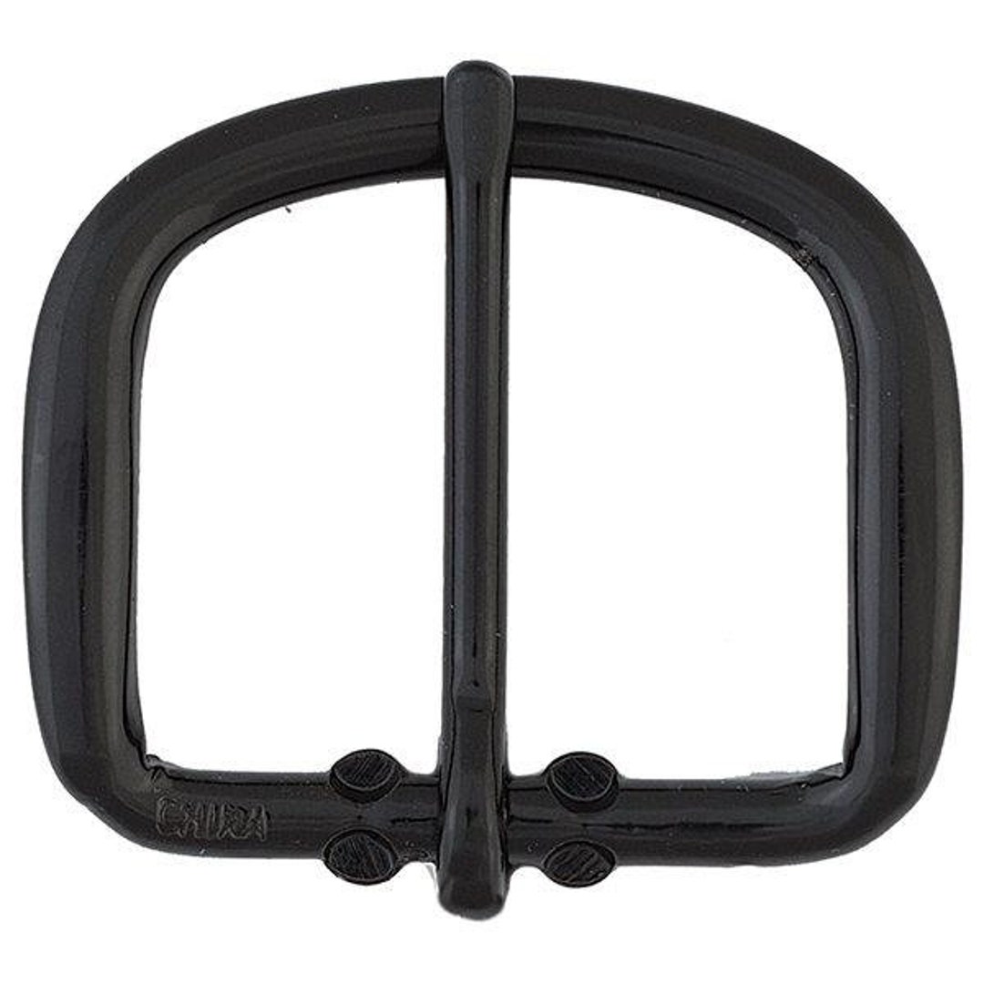 Econo Heel Bar Buckle 1.25 Black - Etsy