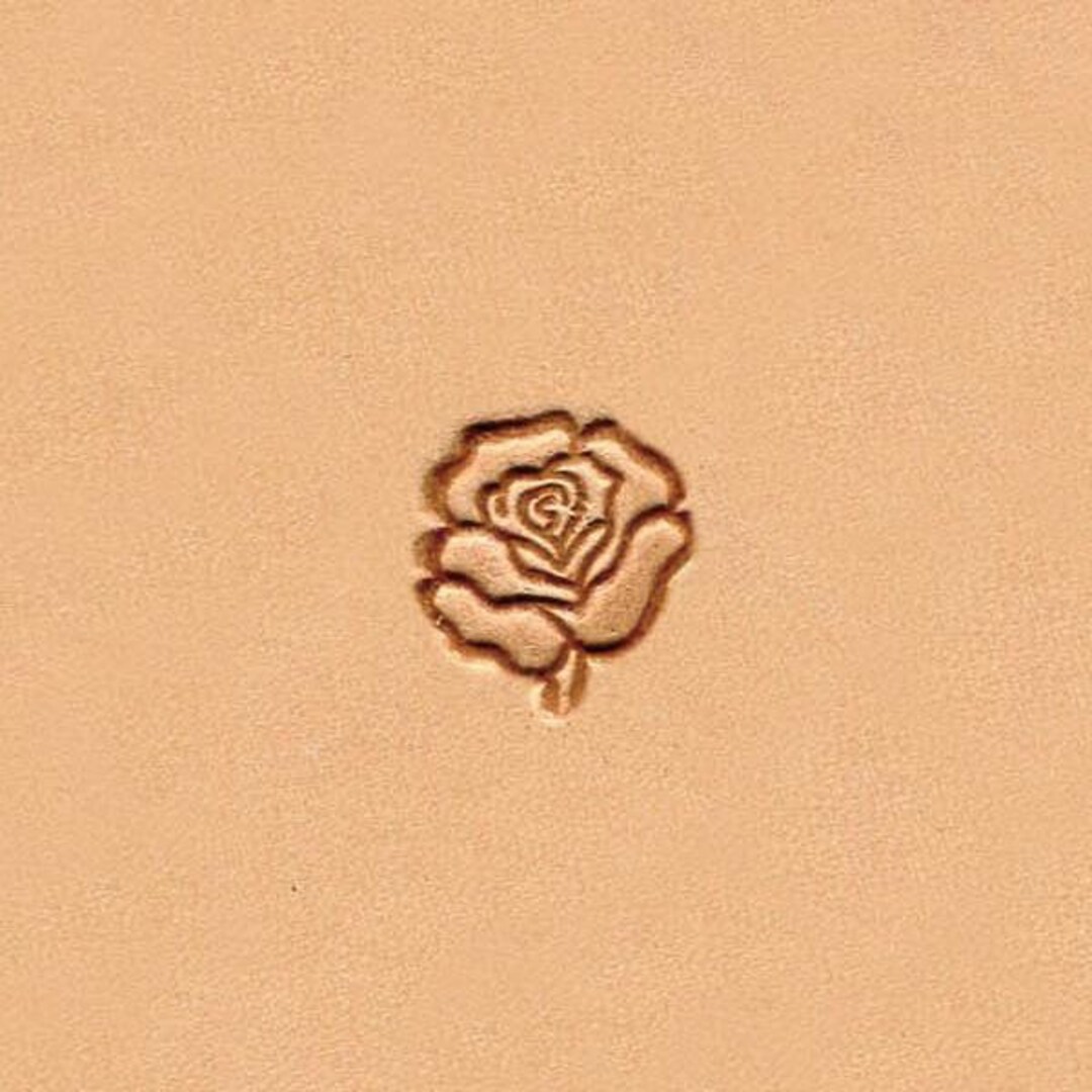 W965 Rose Flower Leathercraft Stamp - Etsy