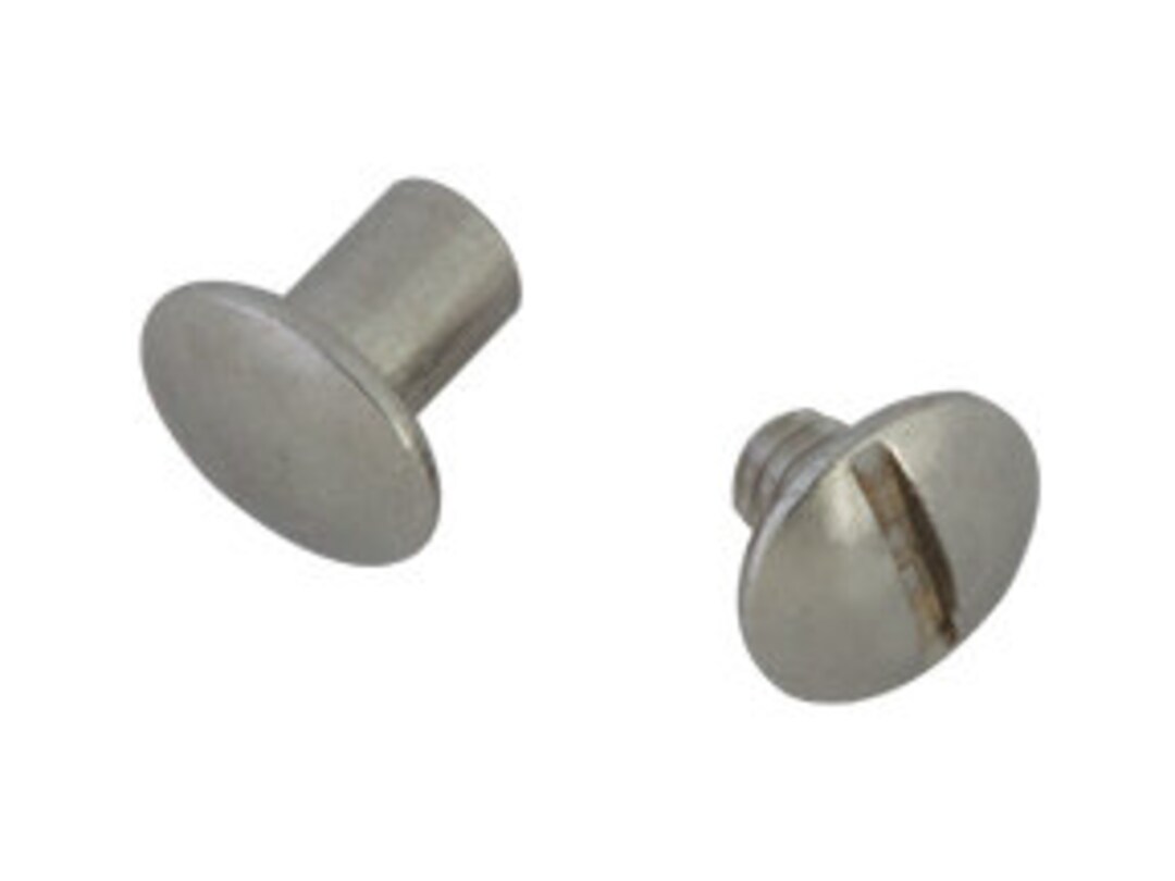 1/4 Chicago Screw Post 0.6 Cm Stainless Steel 10pk - Etsy