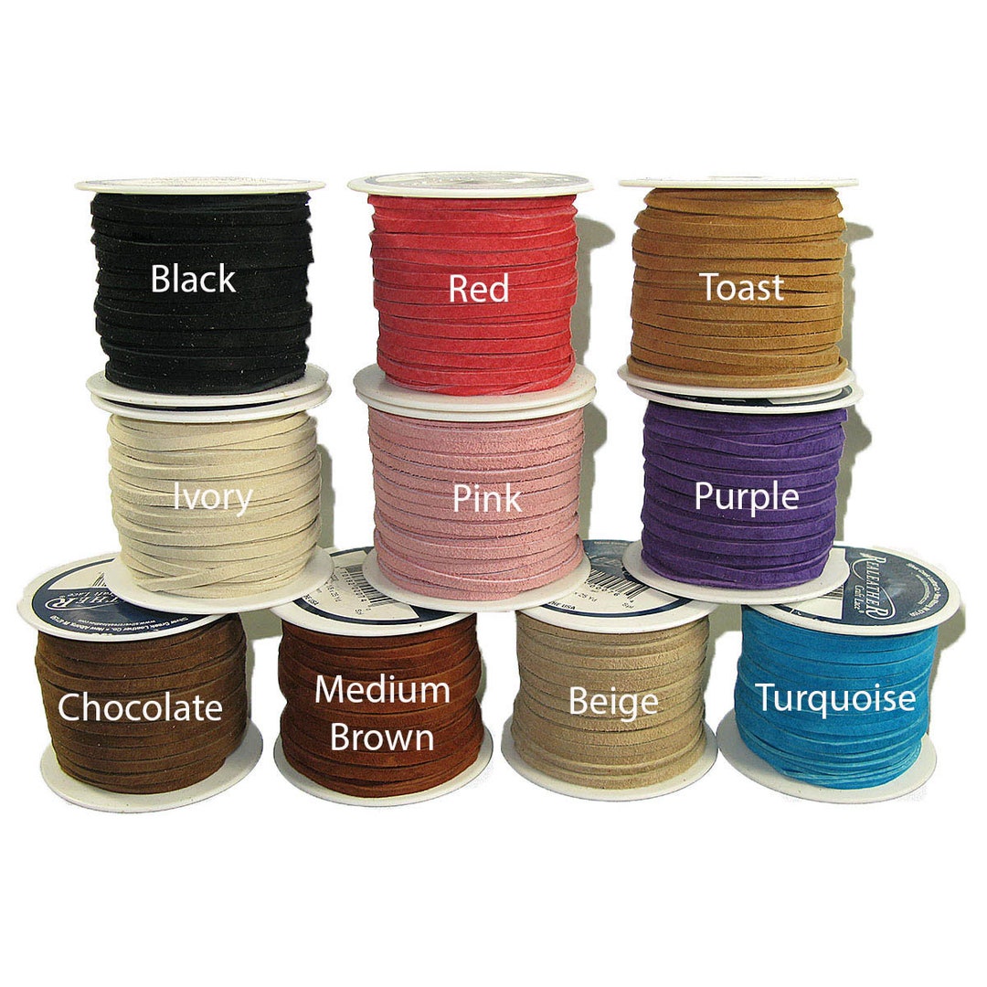 Premium Suede Lace 1/8 X 25 Yards - Etsy