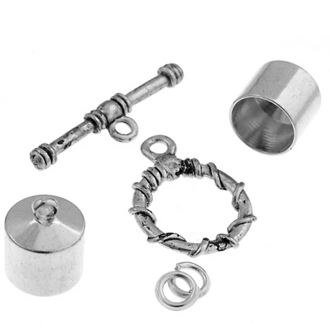Kumihimo Jewelry Finding Kit Silver 10mm End Cap/jump - Etsy