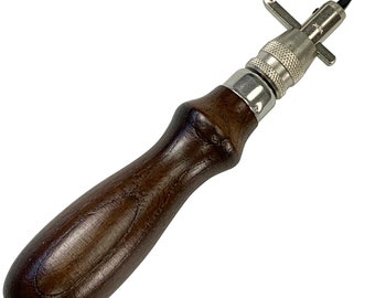 5 in 1 DIY Leather Leathercraft Tool Adjustable Pro Stitching Groover ...