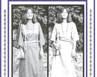 Missouri River Native American Indian Tradecloth Dress Sewing Pattern ...