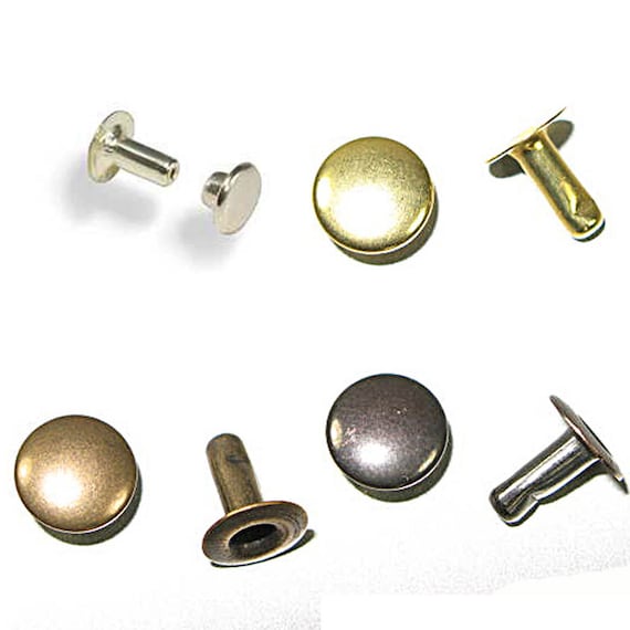 Rapid Rivets Large 9mm Cap 9mm Post 4 Colors 3409 - Etsy