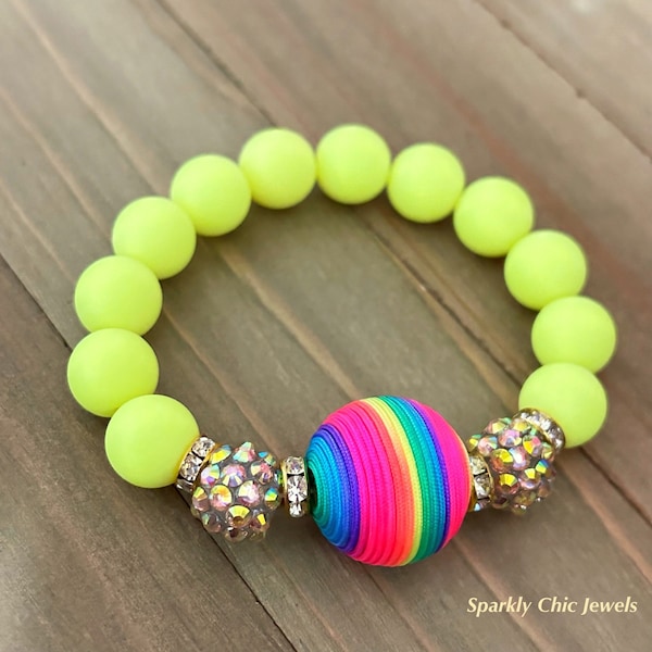 Neon Bracelet - Etsy