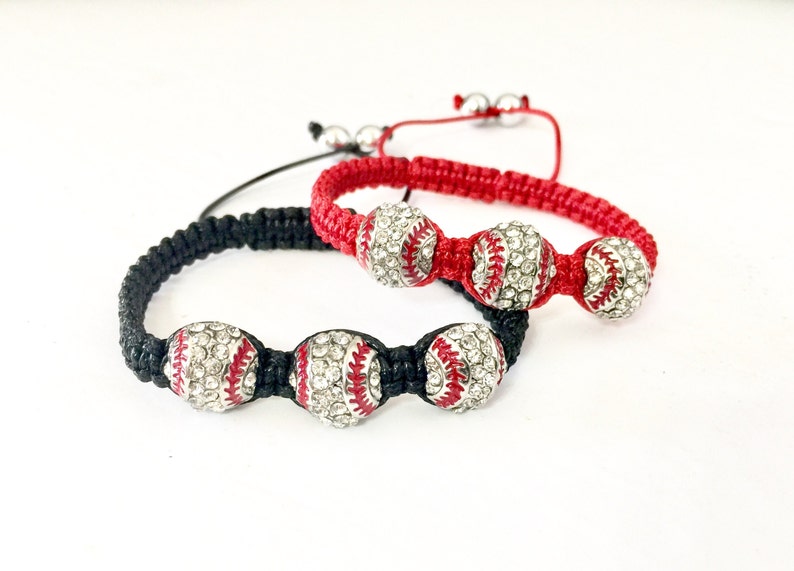 Baseball Bracelet " Showing the Spirit and Love With a Bling " - Etsy
