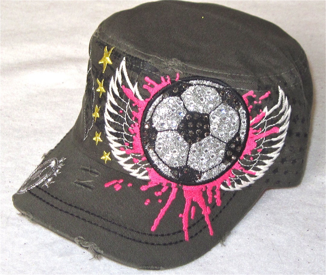 Soccer Cap Soccer Angel Olive Green - Etsy