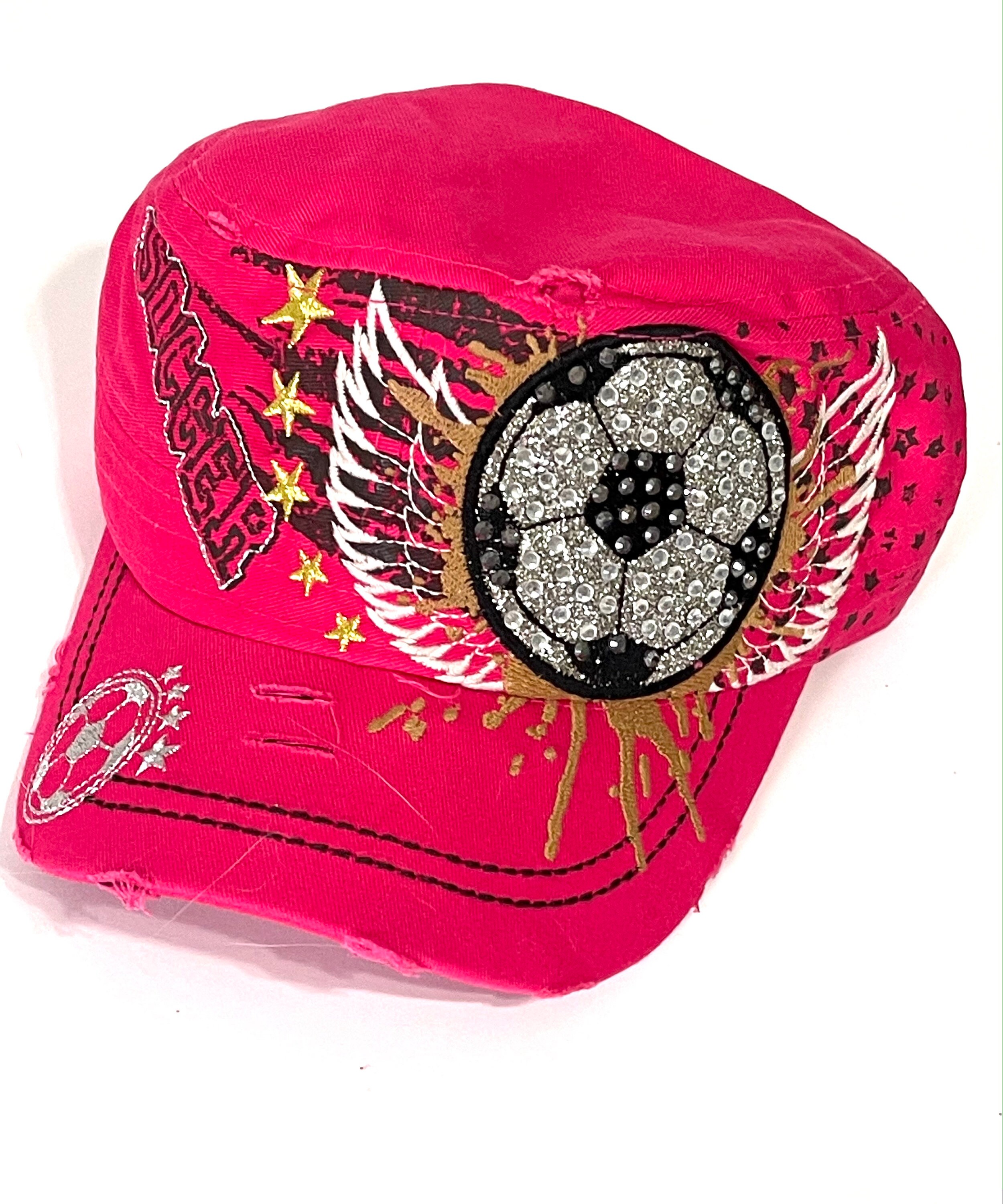 Soccer Cap Soccer Angel Hot Pink. - Etsy