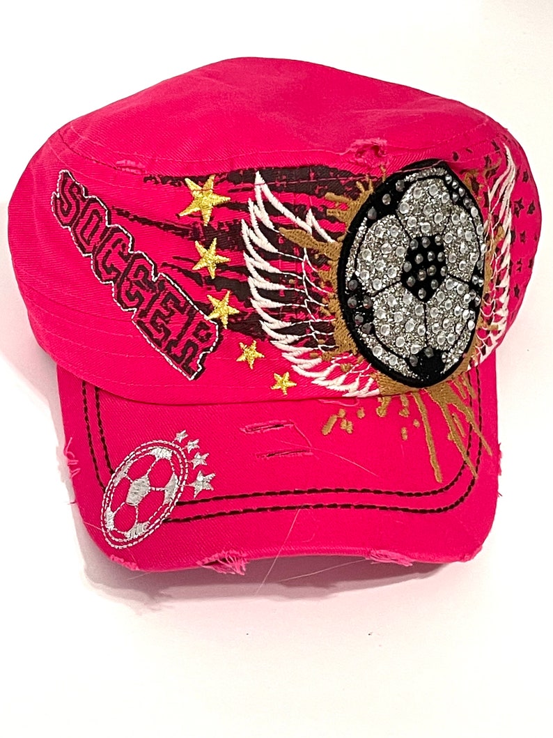 Soccer Cap Soccer Angel Hot Pink. - Etsy