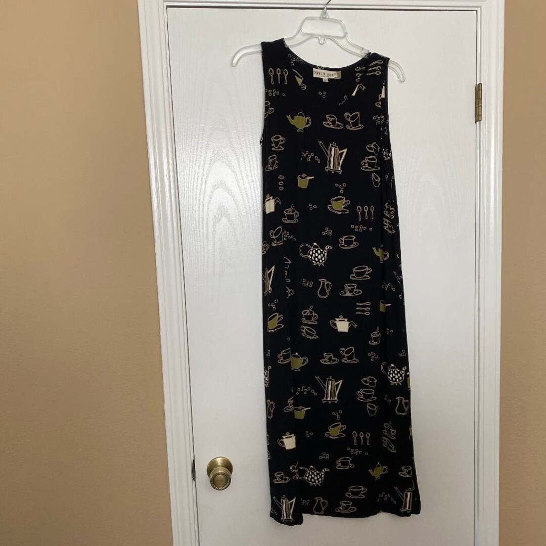 David Dart Sleeveless Print Dress - Size Medium Petite - Etsy