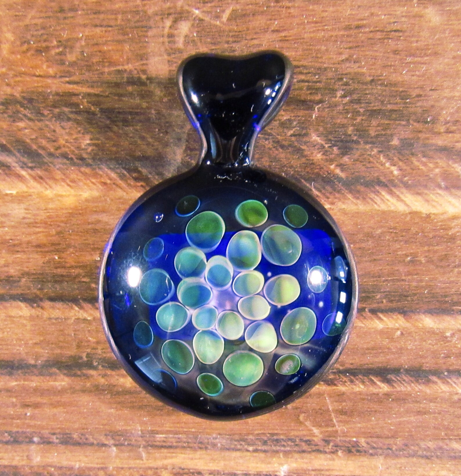 Gold and Silver Fumed Glass Implosion Pendant Borosilicate | Etsy