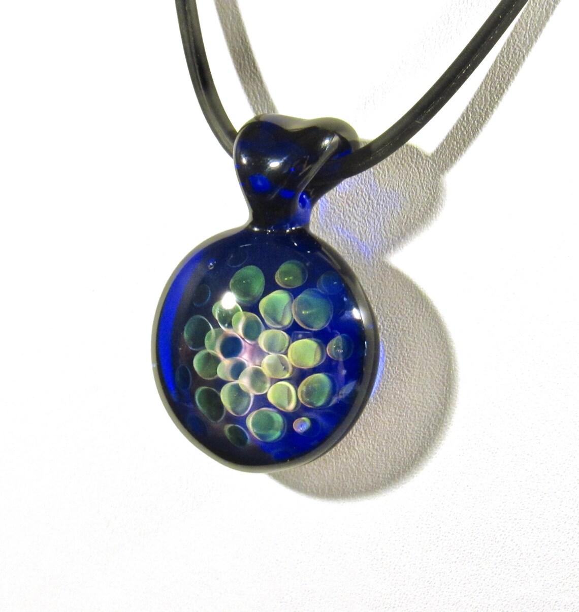 Gold and Silver Fumed Glass Implosion Pendant Borosilicate | Etsy