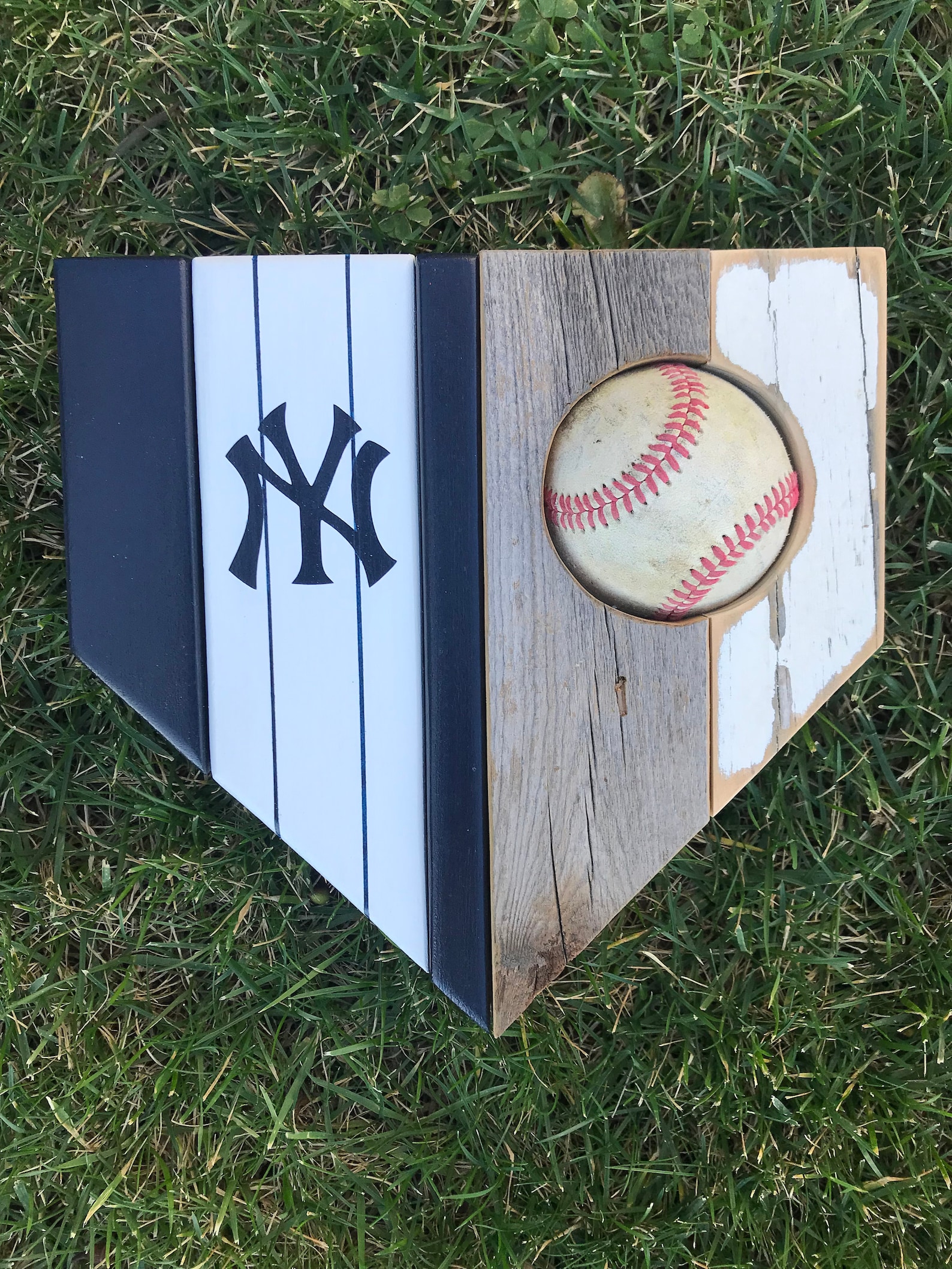 New York Yankees Home Plate Wall Art - Etsy