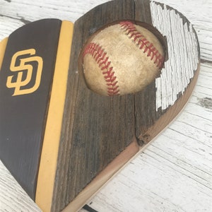 San Diego Padres Baseball Heart, Fathers Day, Gifts for Him, Little ...