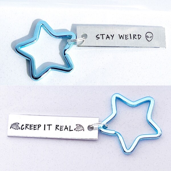 Weird Keychain - Etsy