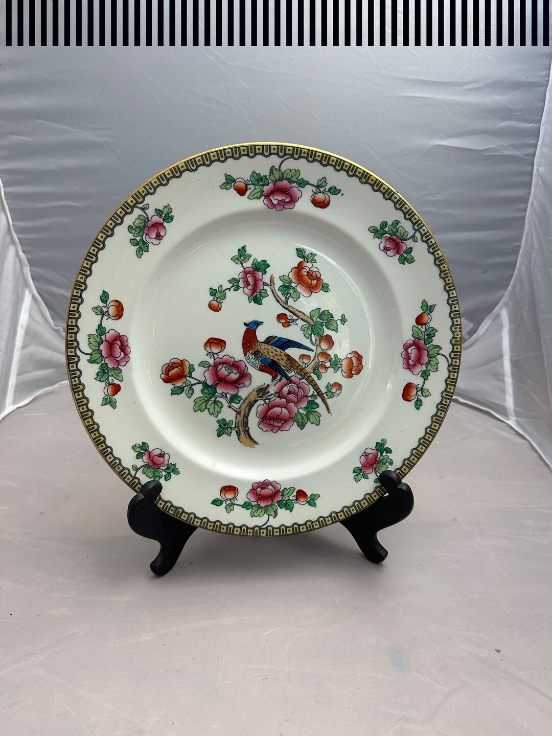 10.5" Dinner Plate F. Winkel WHIELDON WARE PHEASANT - Etsy