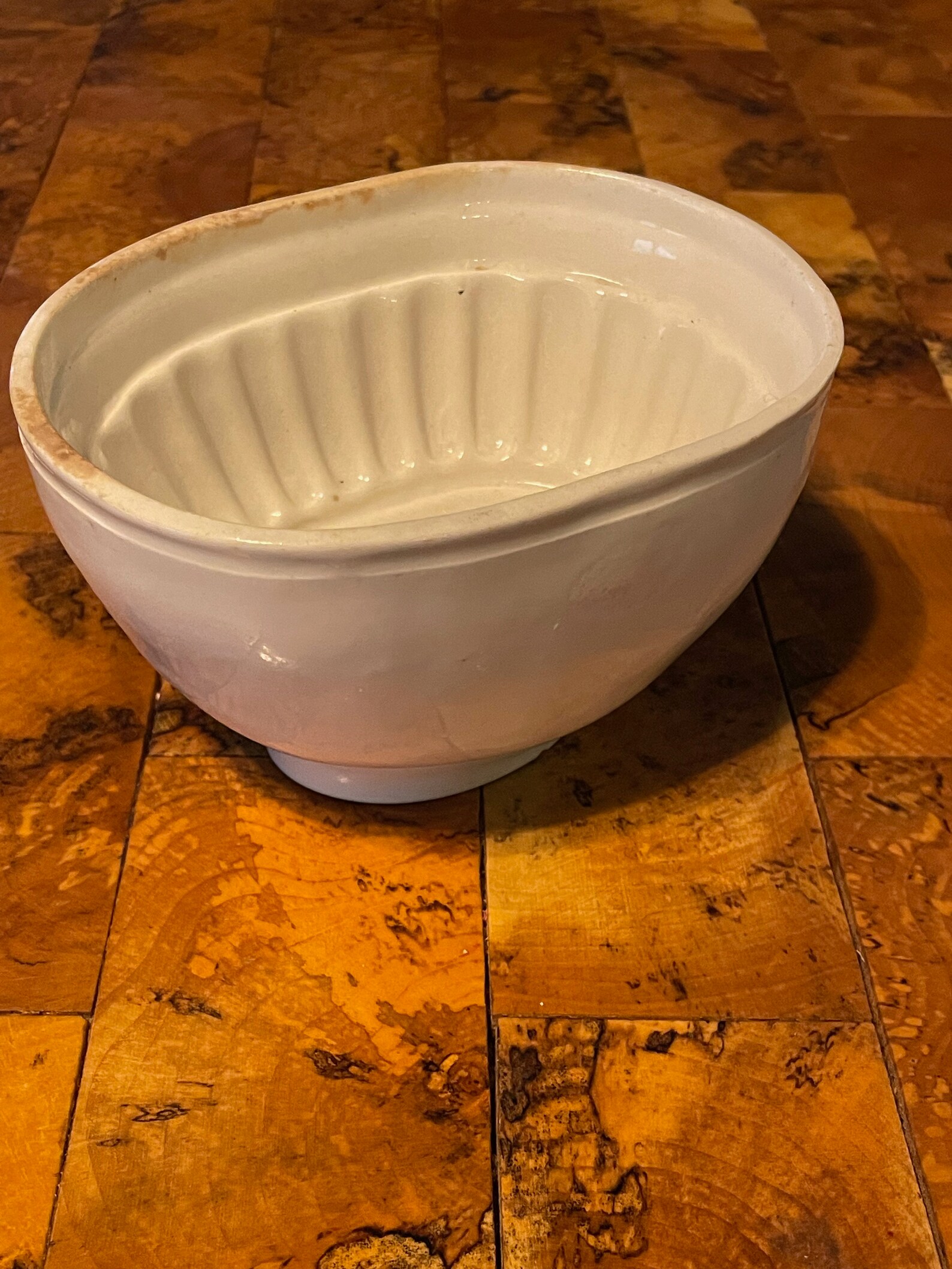 Antique Ceramic Corn Cob Mold, Butter Mold, Pudding Mold, Antique Food ...