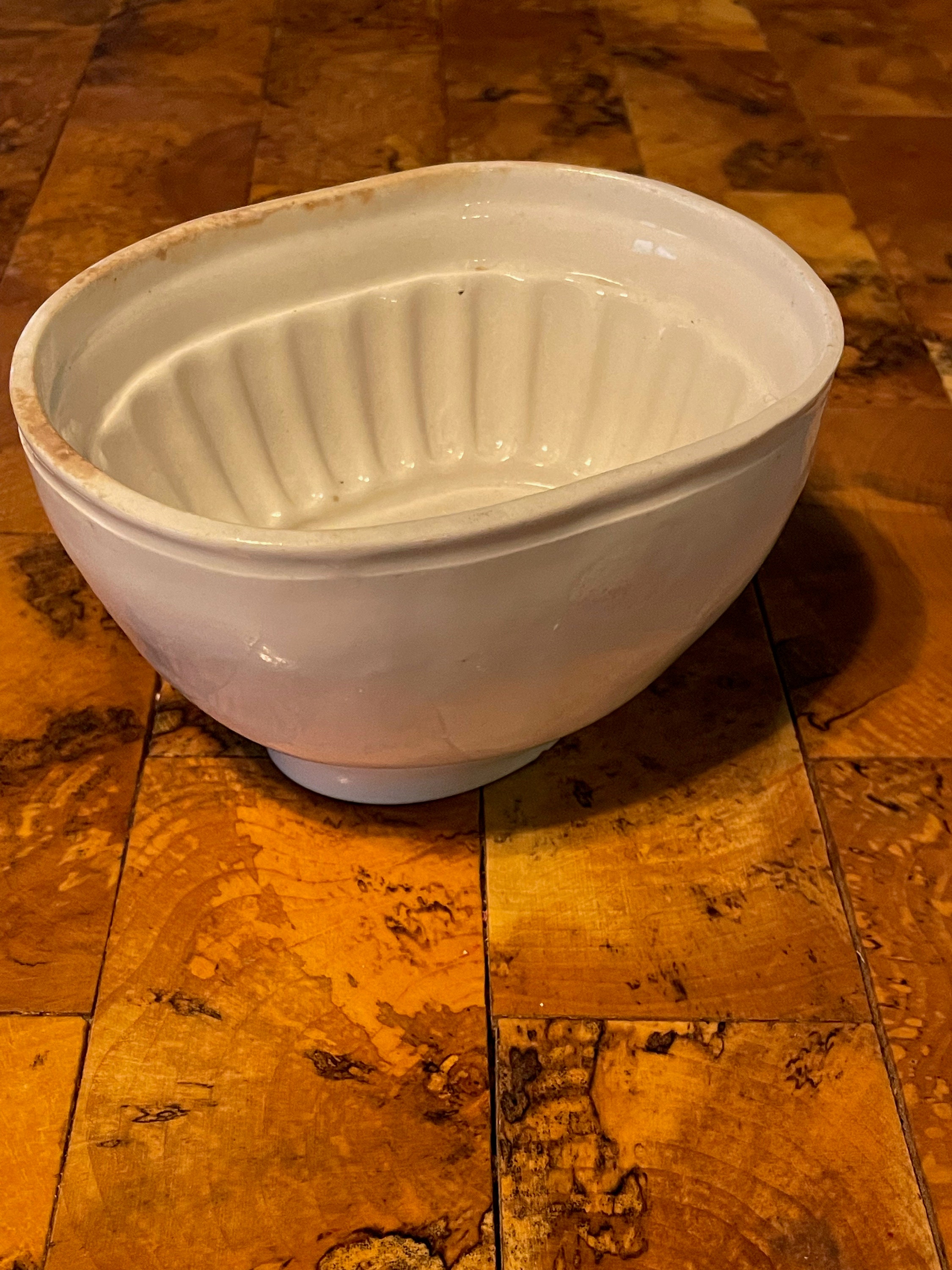 Antique Ceramic Corn Cob Mold, Butter Mold, Pudding Mold, Antique Food ...