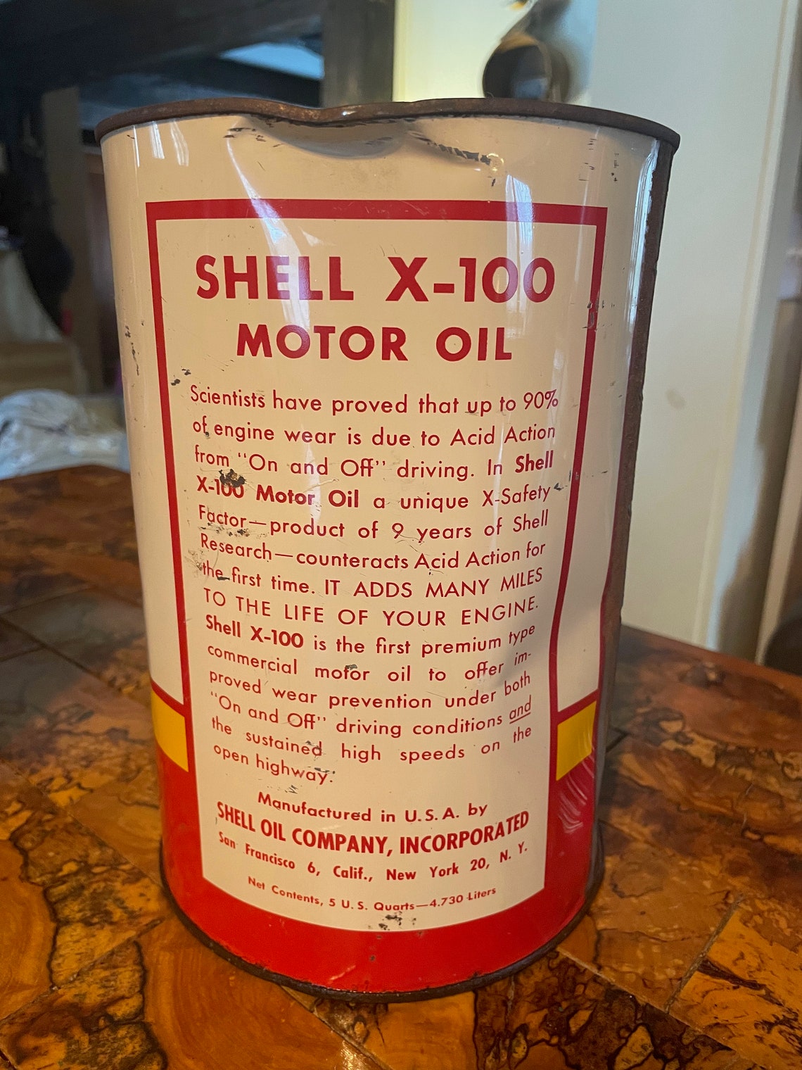 Shell X-100 Motor Oil Texaco Motor Oil Insulated Sunoco - Etsy