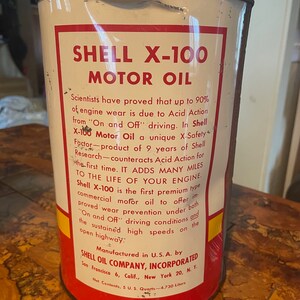 Shell X-100 Motor Oil Texaco Motor Oil Insulated Sunoco - Etsy