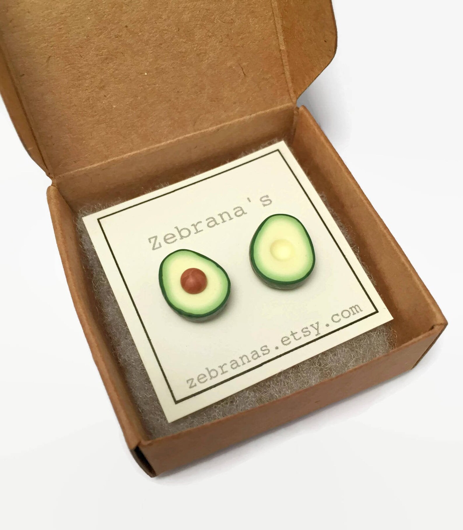 Avocado Earring Studs (avocado Stud Earrings, Rvs Avocado Earrings ...