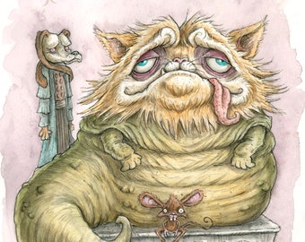 Jabba the Hutt Cat - Etsy