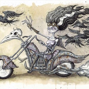 Raven Rider - Etsy