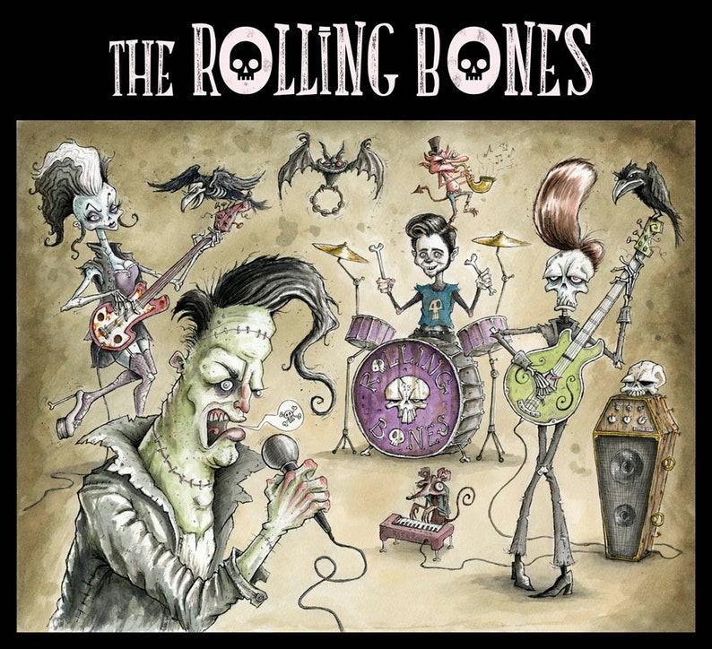 The Rolling Bones - Etsy