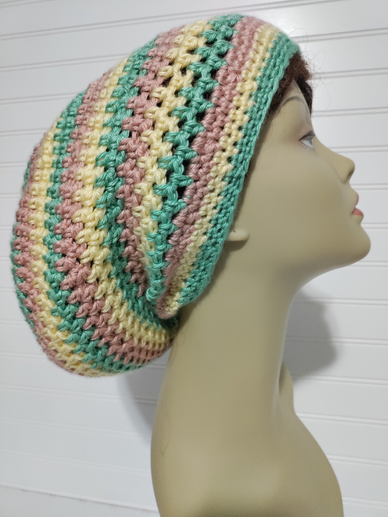 Rasta Hat Rasta Tam Handmade with Pastel Rasta Colors | Etsy